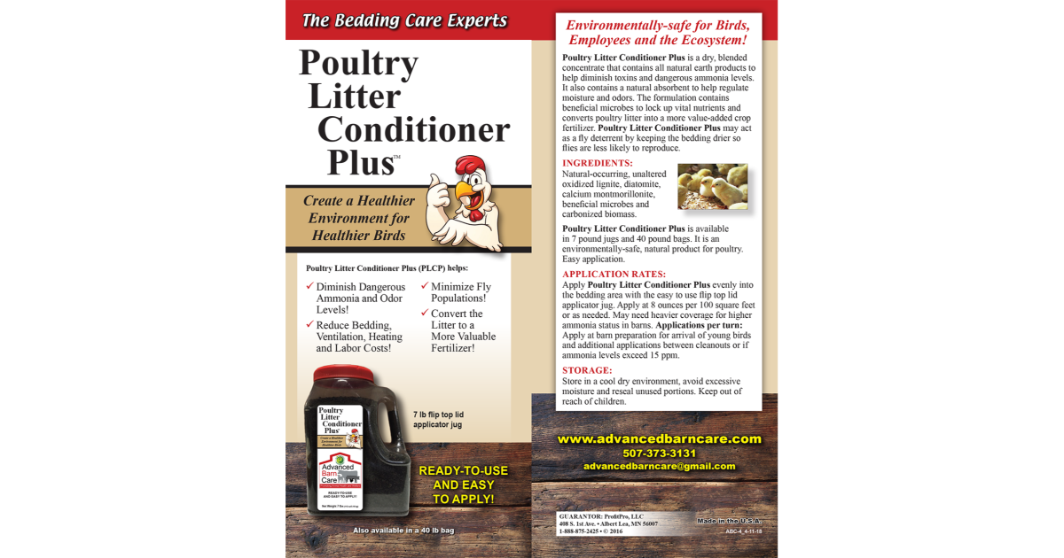 Poultry Litter Conditioner Plus | NPK Marketplace